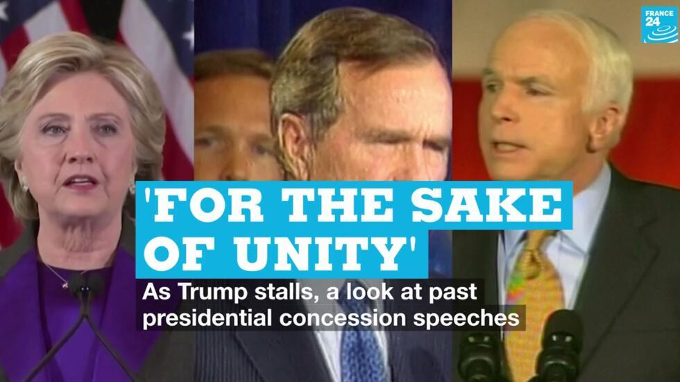 'For the sake of unity': As Trump stalls, a look at past presidential ...