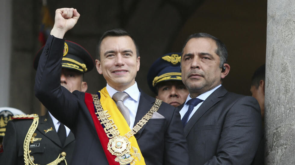 Noboa: seis meses de mandato marcados por la mano dura contra el crimen, grietas diplomáticas y ...