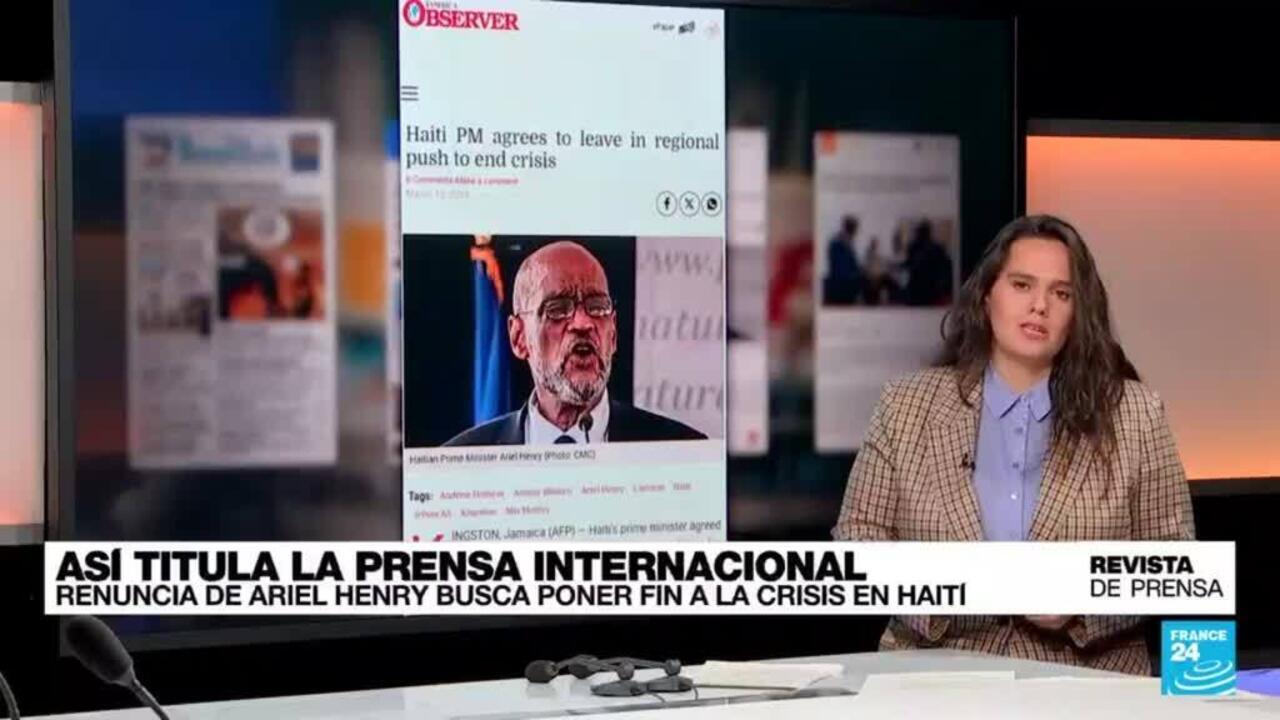 "Ariel Henry acuerda dimitir tras esfuerzos por poner fin a la crisis ...