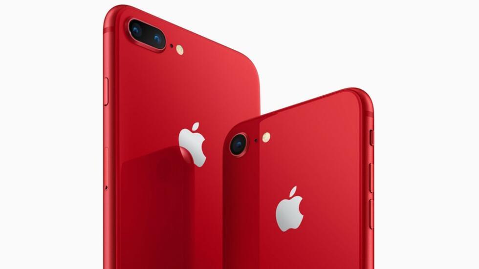 Apple lance une version rouge des iPhone 8 et 8 Plus avec Product Red
