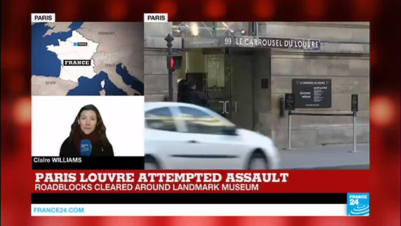 Paris Louvre Attempted Assault: Identity of attacker not yet know ...