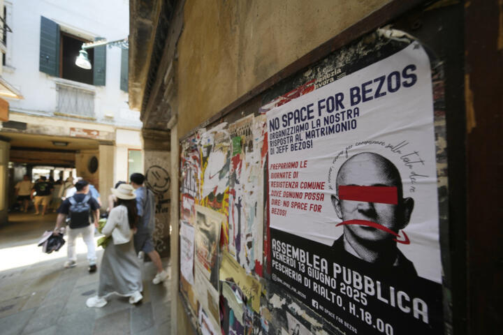 Amazon founder Bezos's Venice wedding triggers cascade of protests over ...