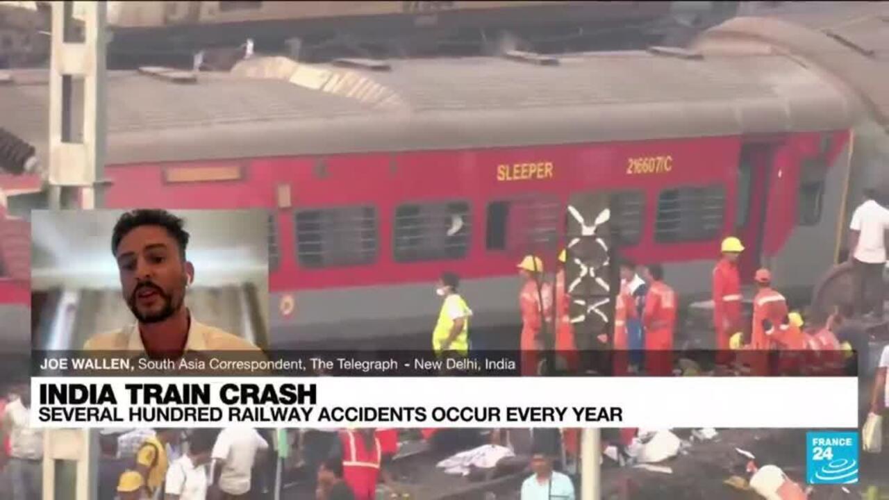 More than 280 dead, some 900 injured in India train crash - France 24