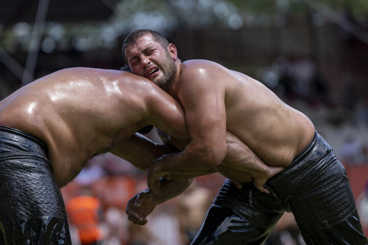 Grease, sweat and tears for Turkey's Ottoman oil wrestlers