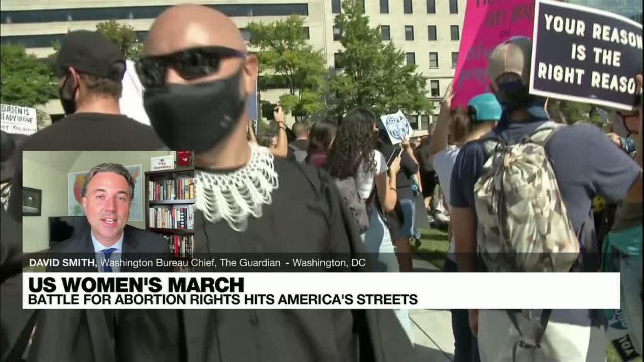 ‘My body, my choice’: Abortion rights protesters hit US streets - France 24