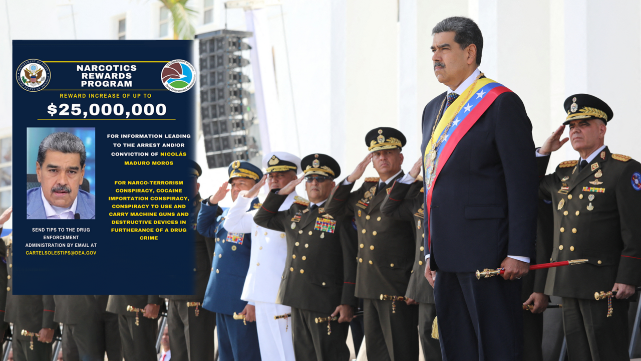 Recompensa millonaria por Maduro marca el tono de EE. UU. y sus aliados ...