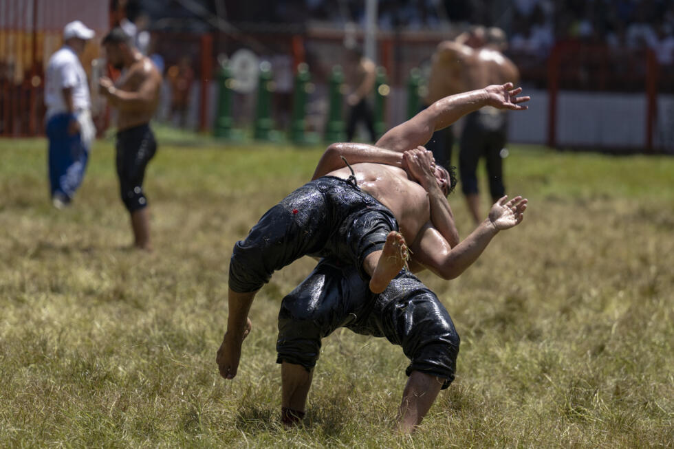 Grease, sweat and tears for Turkey's Ottoman oil wrestlers