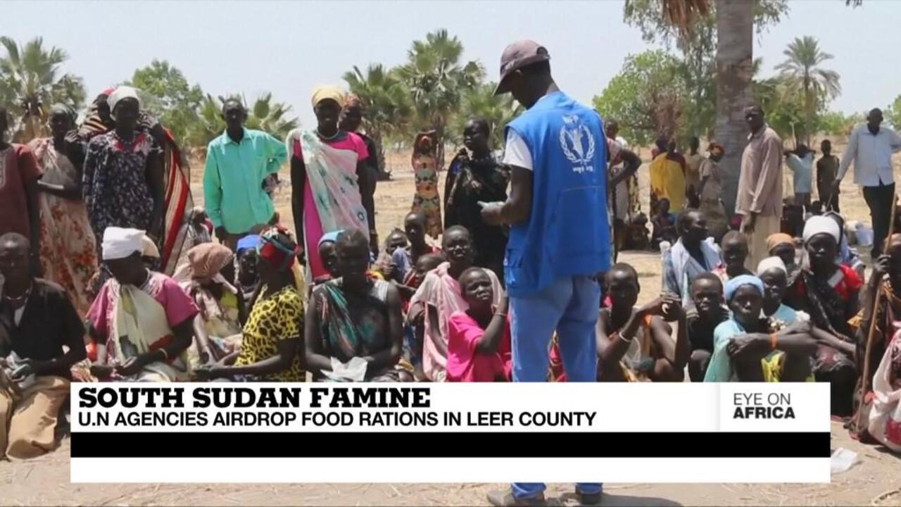 South Sudan famine crisis: U.N agencies airdrop emergency food rations ...