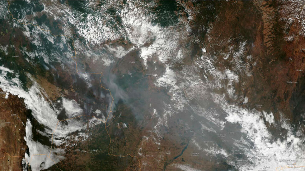 La Amazonía arde en llamas, el fuego se extiende de Brasil a Bolivia y Perú