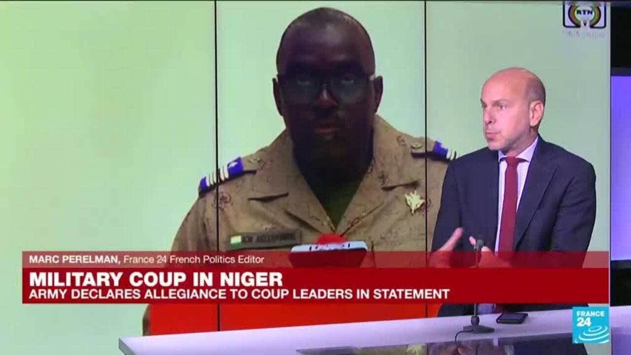 Niger's army command declares support for coup - France 24
