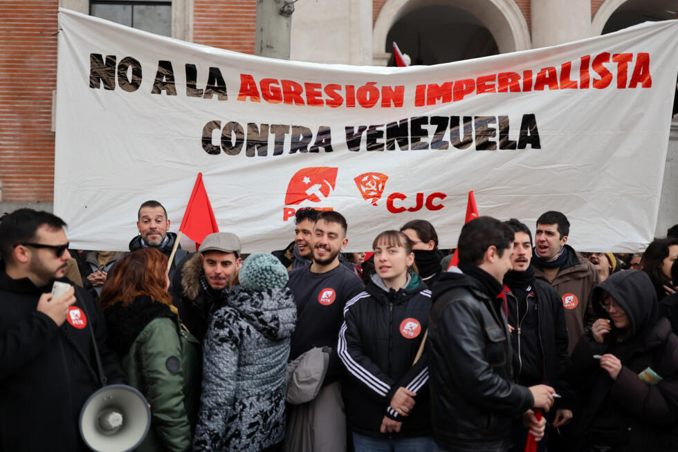 A Madrid, une manifestation pour dénoncer l'"agression impérialiste" au ...