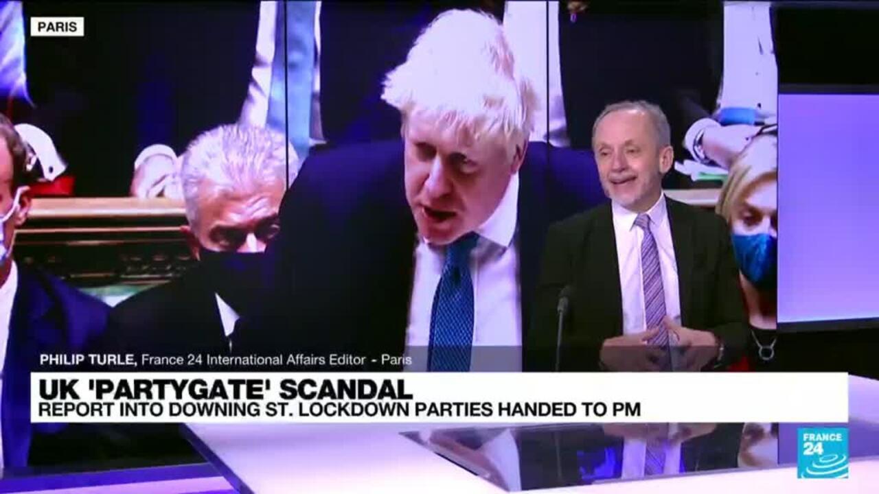 UK 'partygate': Boris Johnson to make statement on parties' report ...