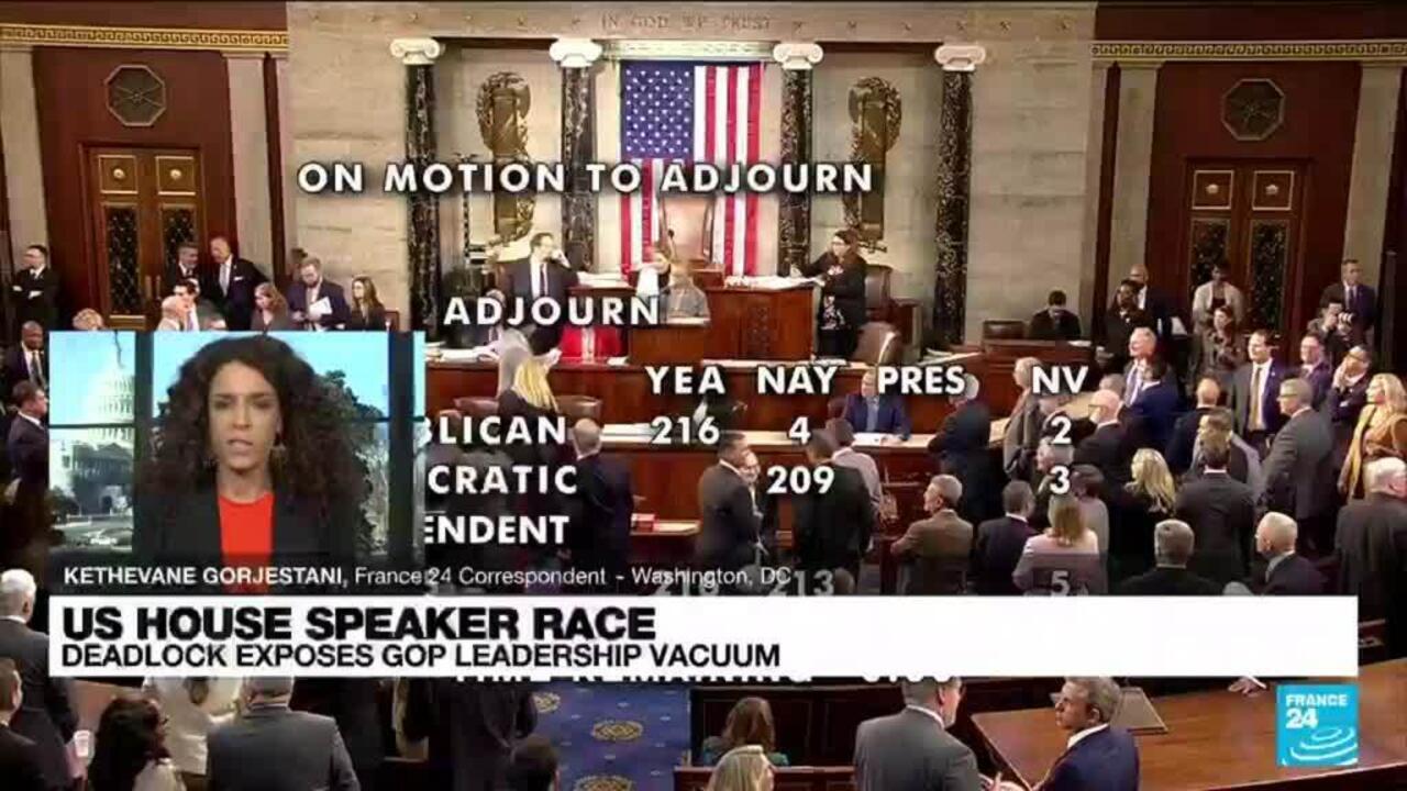 Deadlocked US House adjourns without electing speaker for second day