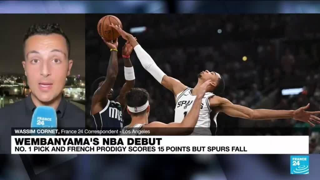 Spurs loss to Mavericks dampens French star Wembanyama’s NBA debut