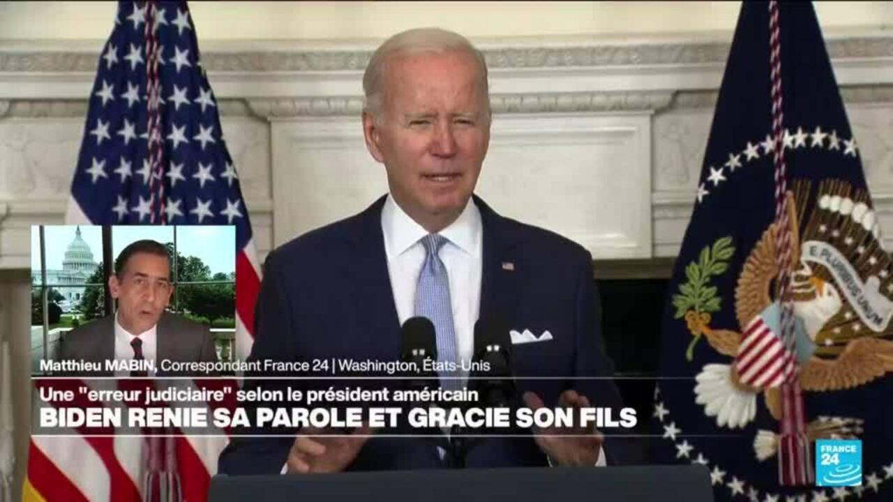 Joe Biden gracie son fils Hunter avant de quitter la Maison Blanche et ...