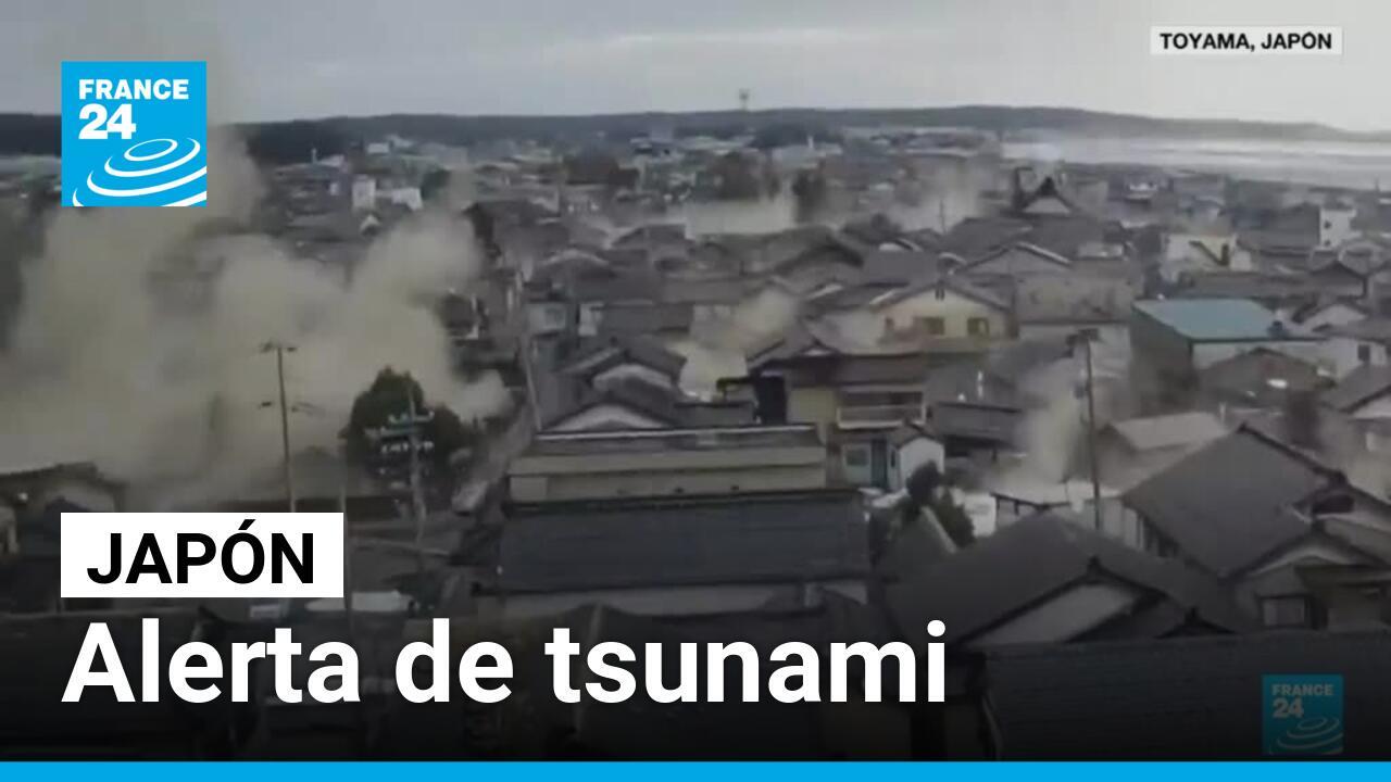 Terremoto de 7,6 prendió las alertas de tsunami en Japón - France 24