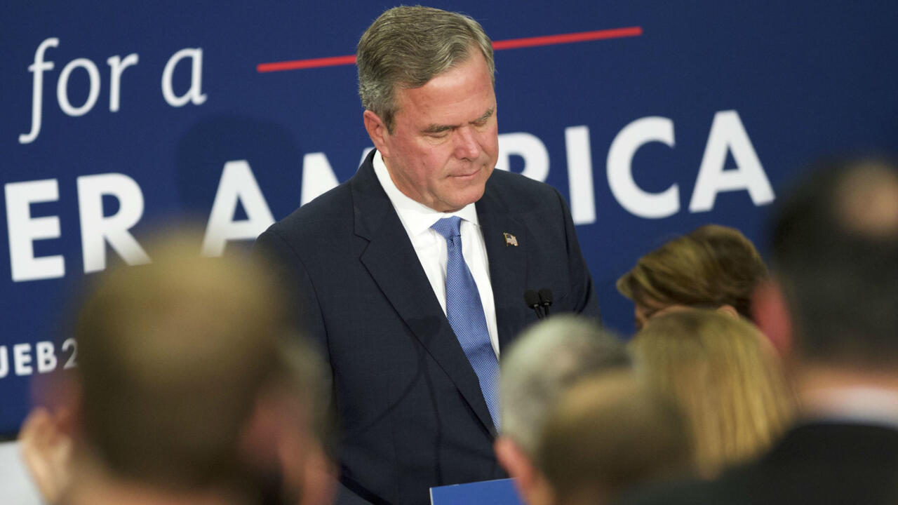 Jeb Bush bows out of Republican race for president