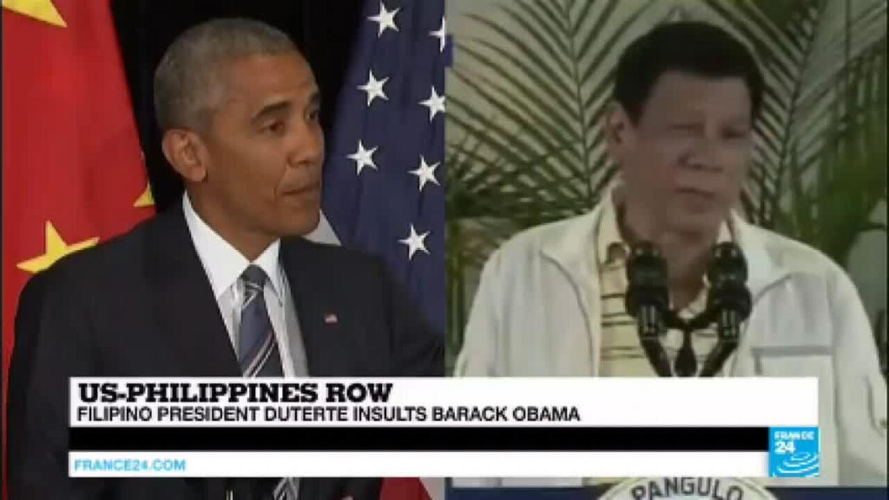 Philippines: Filipino president Duterte insults Barack Obama, calling ...