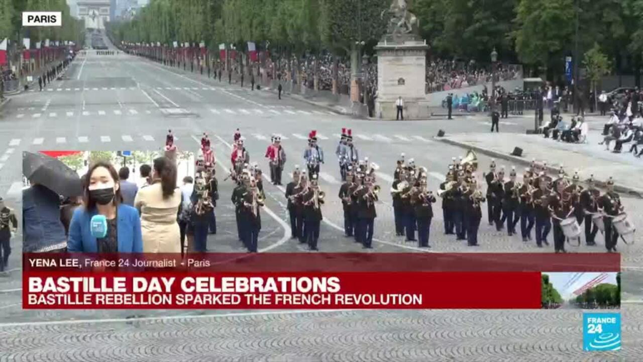 Bastille Day Celebrations: parade includes 4,400 marching soldiers, 73 ...