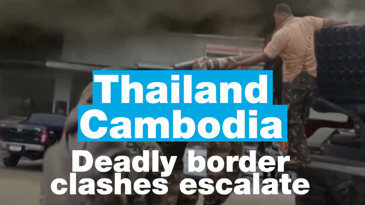 More than 100,000 flee as Thai, Cambodian border clashes escalate
