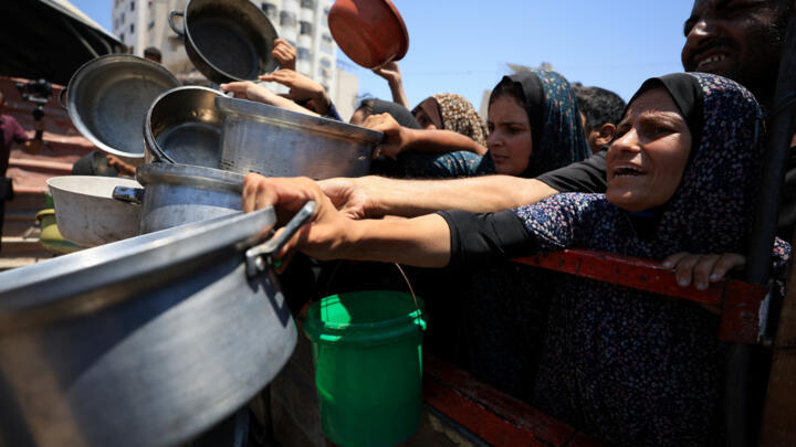 The week in pictures: Hunger in Gaza, protests in Kyiv, Tour de France ...