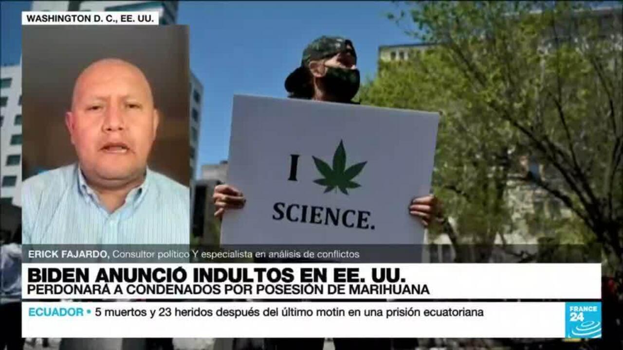 Erick Fajardo: "EE. UU. no se pone de acuerdo en la mirada sobre la marihuana" - France 24