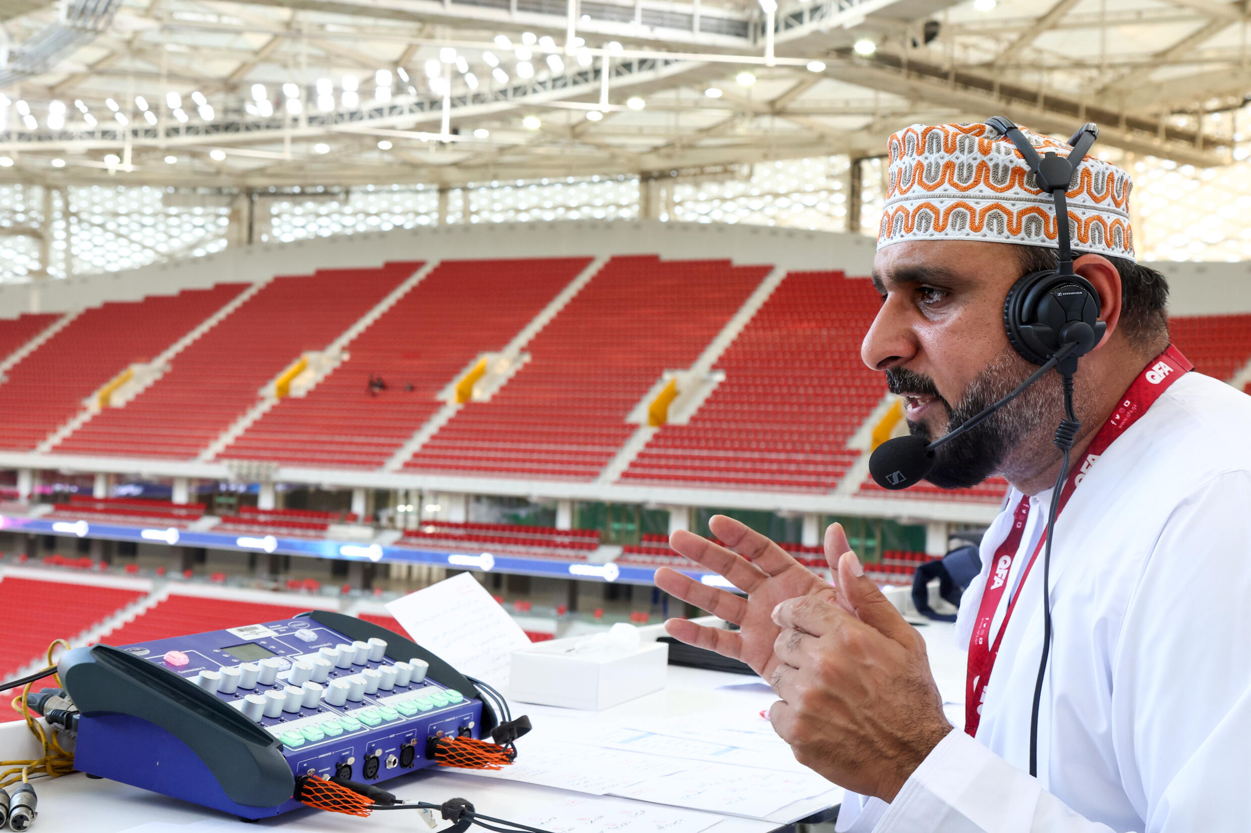 High-octane commentator shakes up Qatar football scene