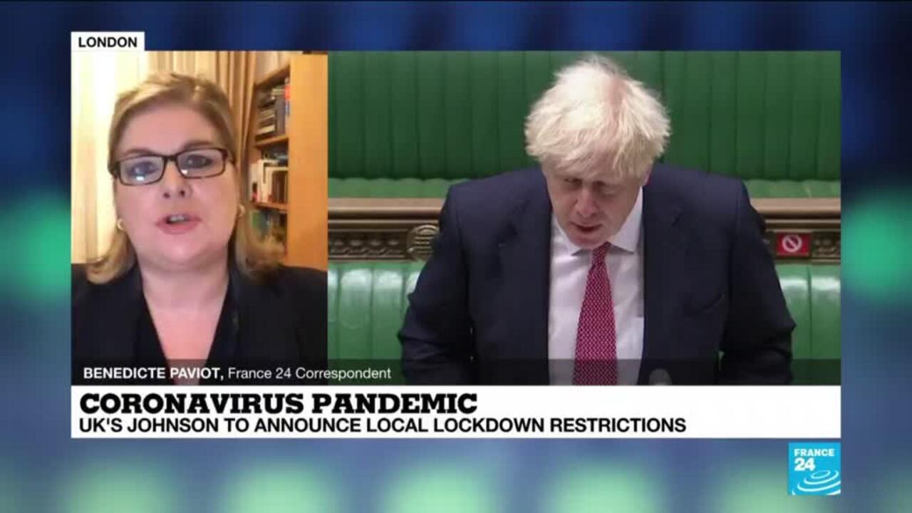Coronavirus pandemic: UK's Johnson to outline new 3-level lockdown ...