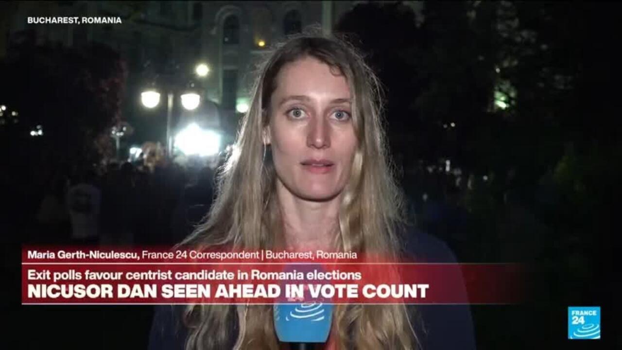 Early exit polls favour centrist candidate in Romania presidential ...