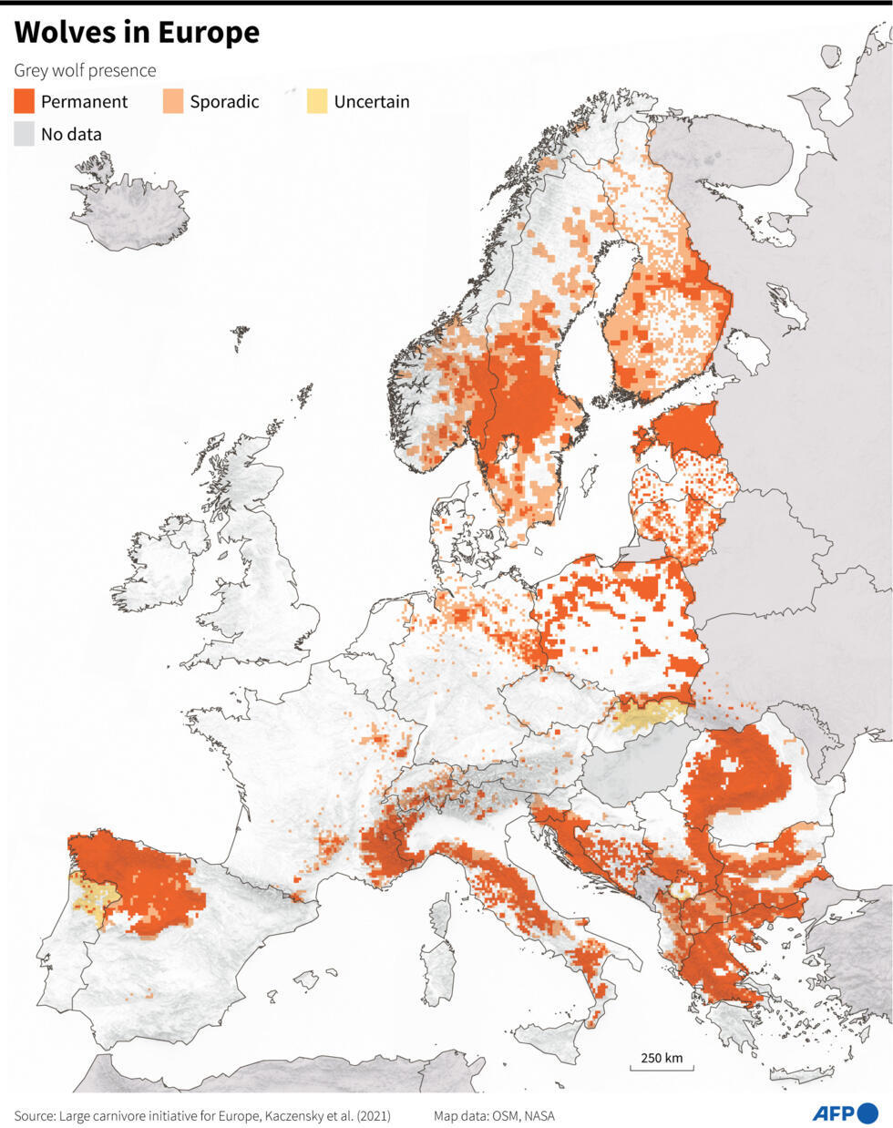 EU chief warns wolf packs 'real danger' in Europe