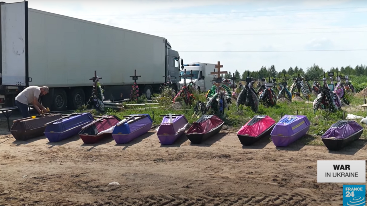 In Ukraine's martyred Bucha, more victims are buried without a name