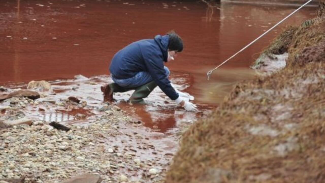 Le flux toxique de boues rouges pollue les eaux du Danube
