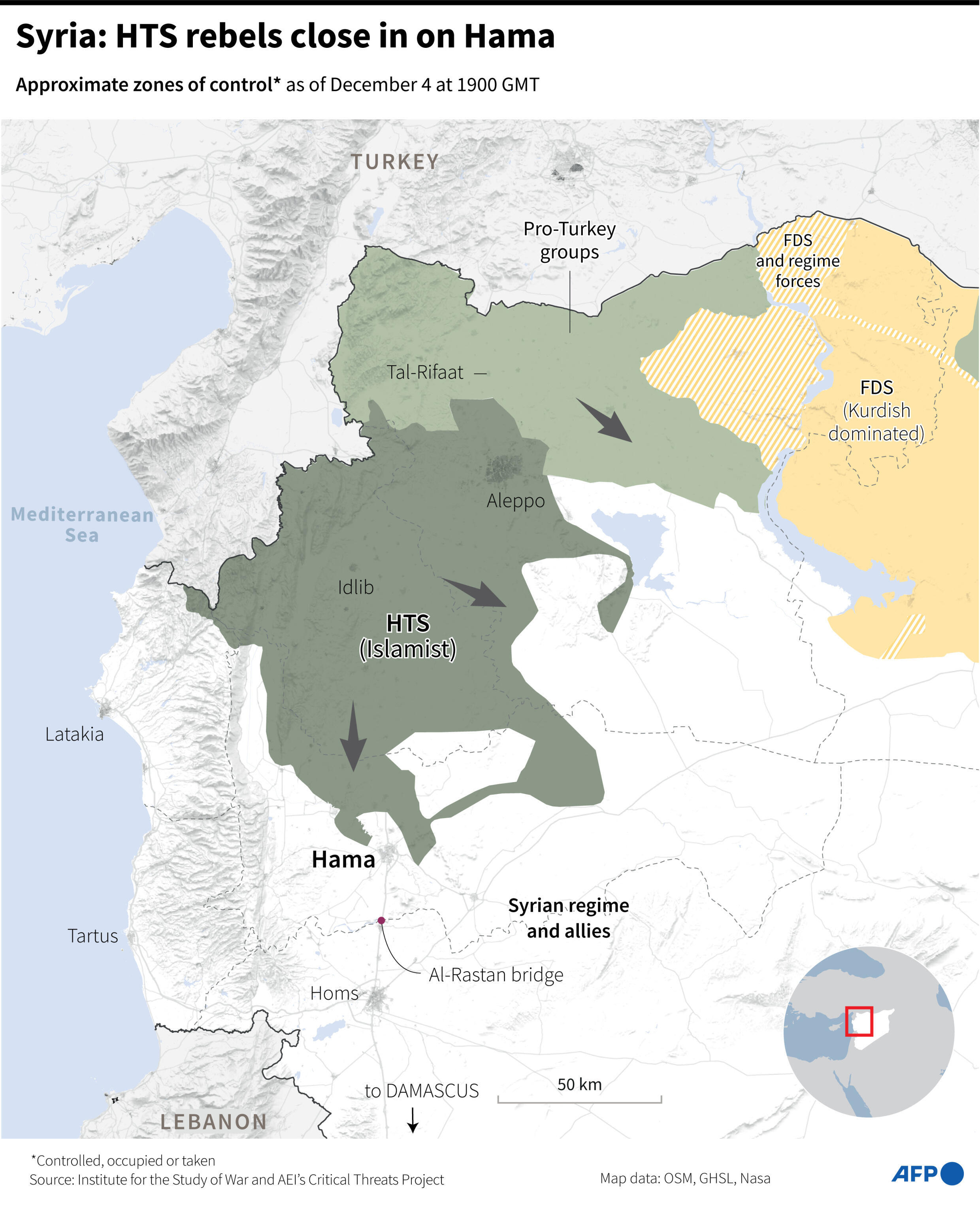 Syria rebel leader says goal is to overthrow Assad