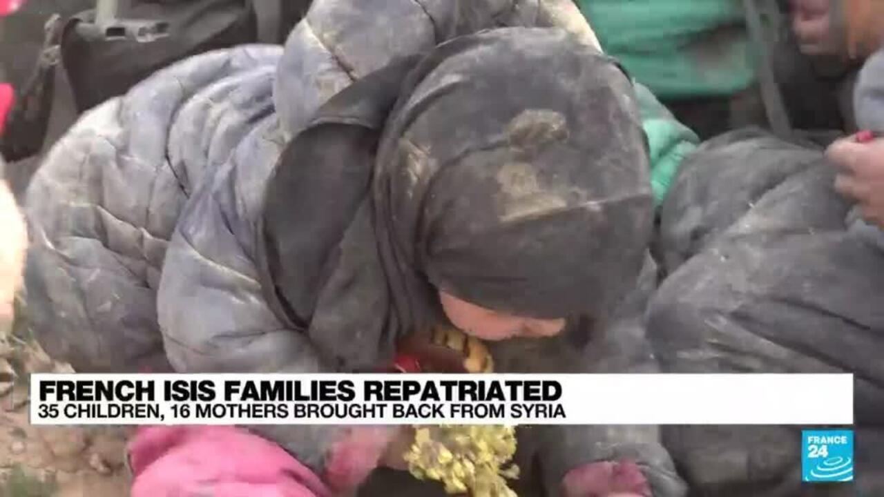 French ISIS families repatriated from Syria in policy change - France 24