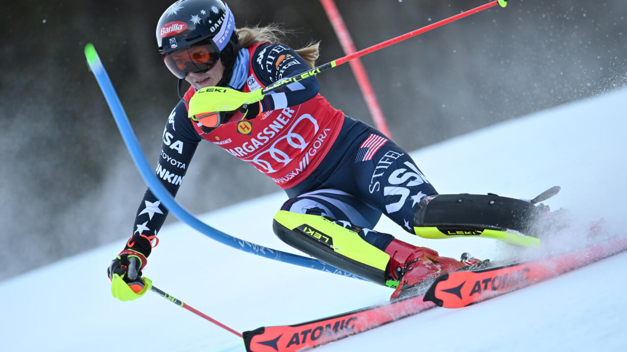 Shiffrin trails Rast after Kranjska Gora slalom first run