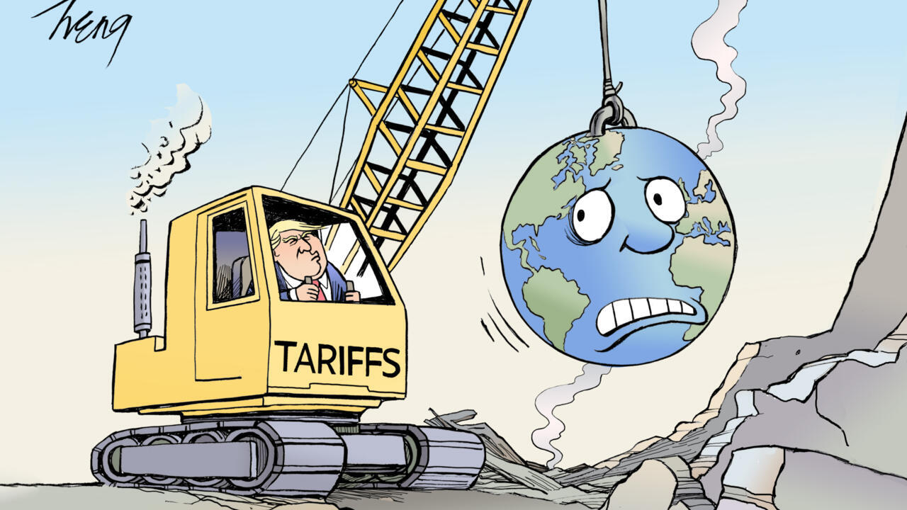 L'actu en dessin : la guerre économique mondiale de Donald Trump ...