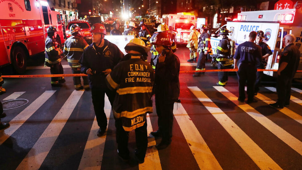 Dozens injured in 'intentional' explosion in New York City