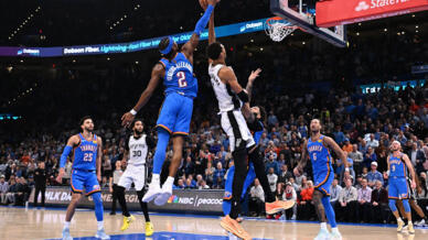 Gilgeous-Alexander shines as Thunder halt Spurs losing streak