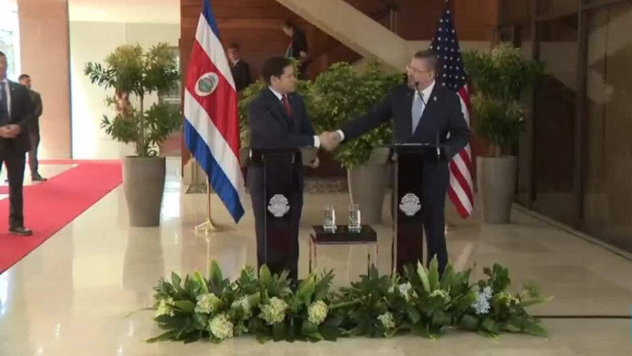 De visita en Costa Rica, Marco Rubio refuerza los lazos entre la nación ...