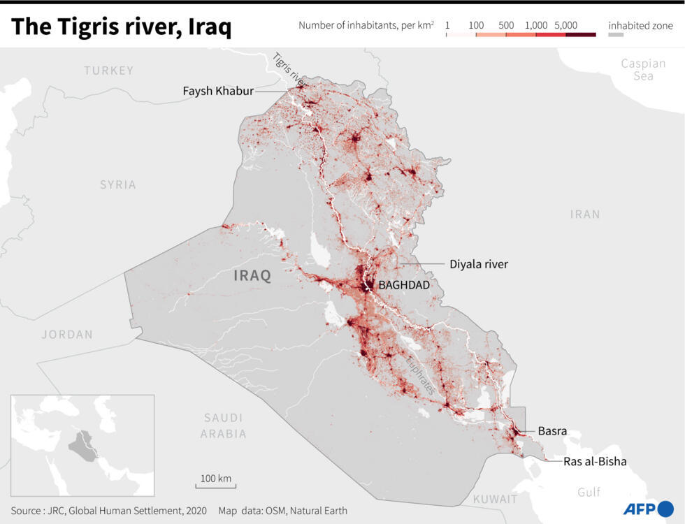 Twilight of the Tigris: Iraq's mighty river drying up