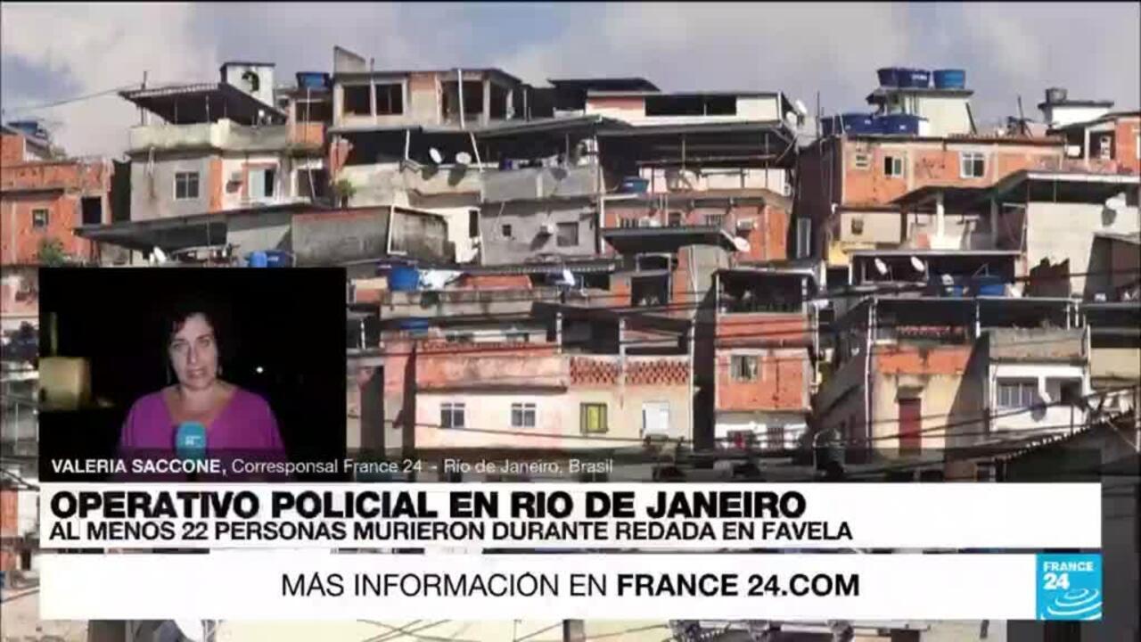 Informe desde Río de Janeiro: mortífera redada policial en una favela ...