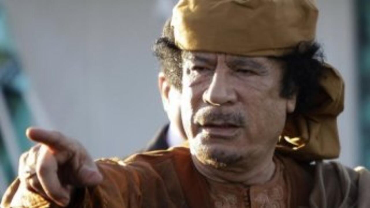 Where is Muammar Gaddafi?
