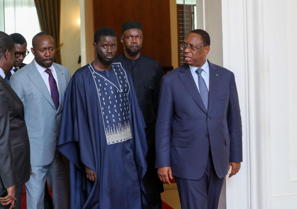 Senegal's Sall holds 'courteous' meeting with president-elect Faye