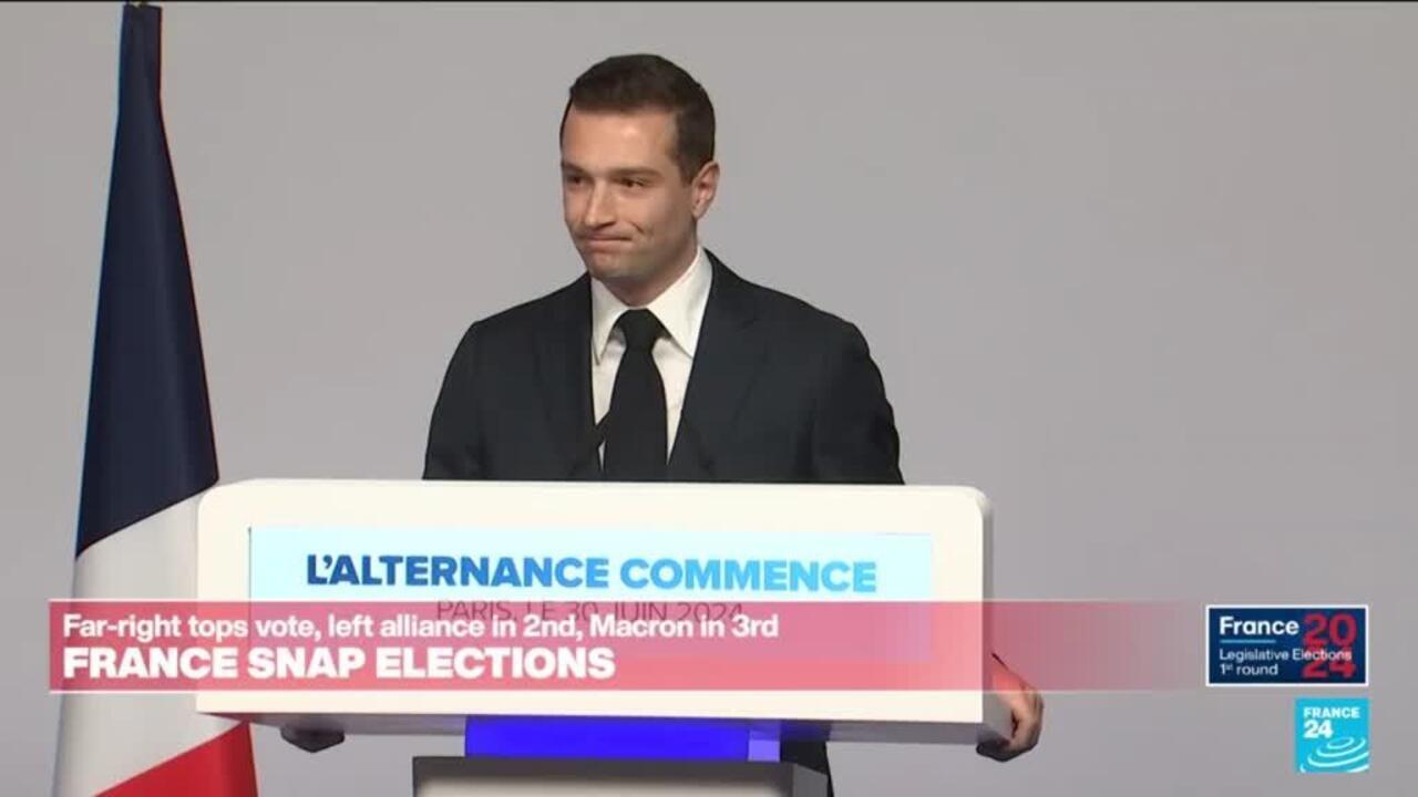 National Rally leader Jordan Bardella: ‘I wish to be a prime minister ...