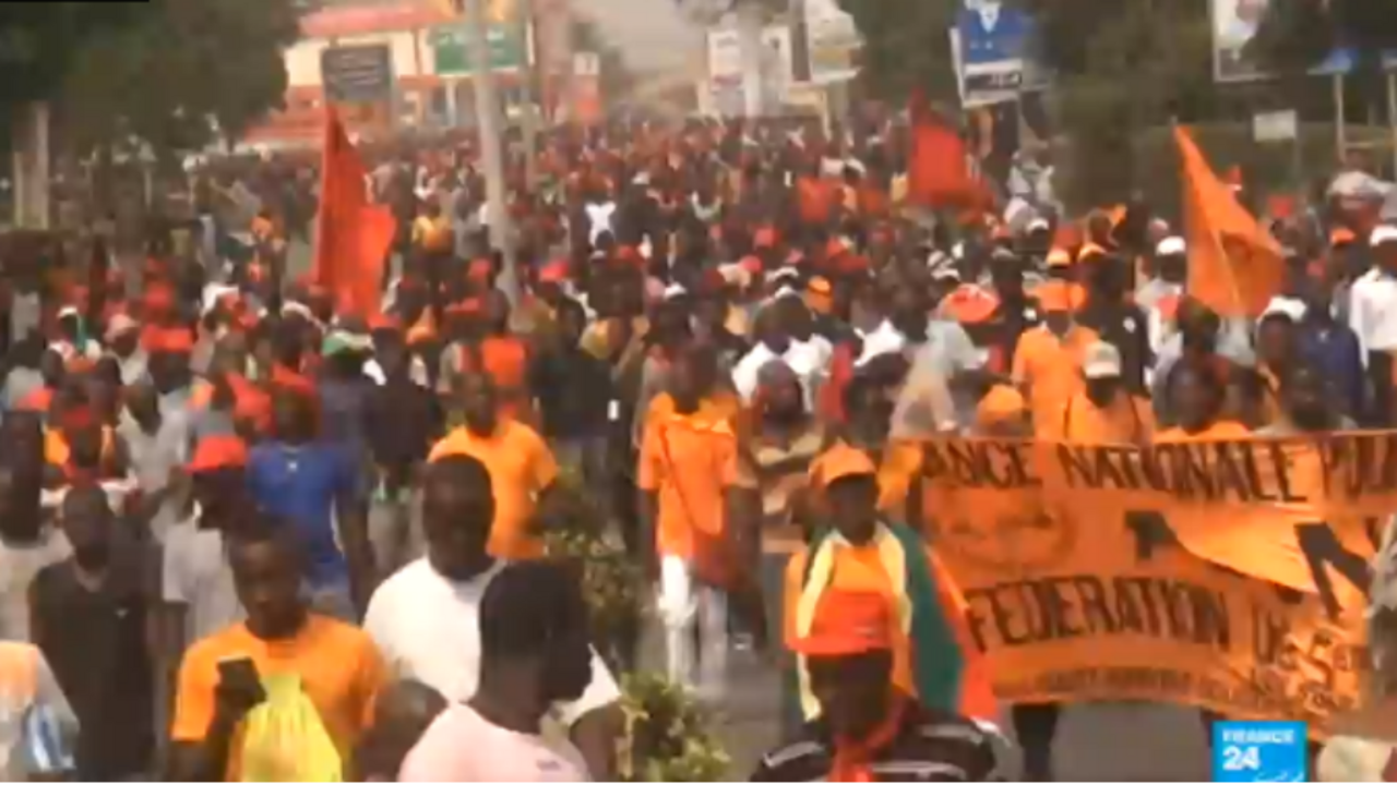 Thousands protest in Togo to demand exit of President Gnassingbe