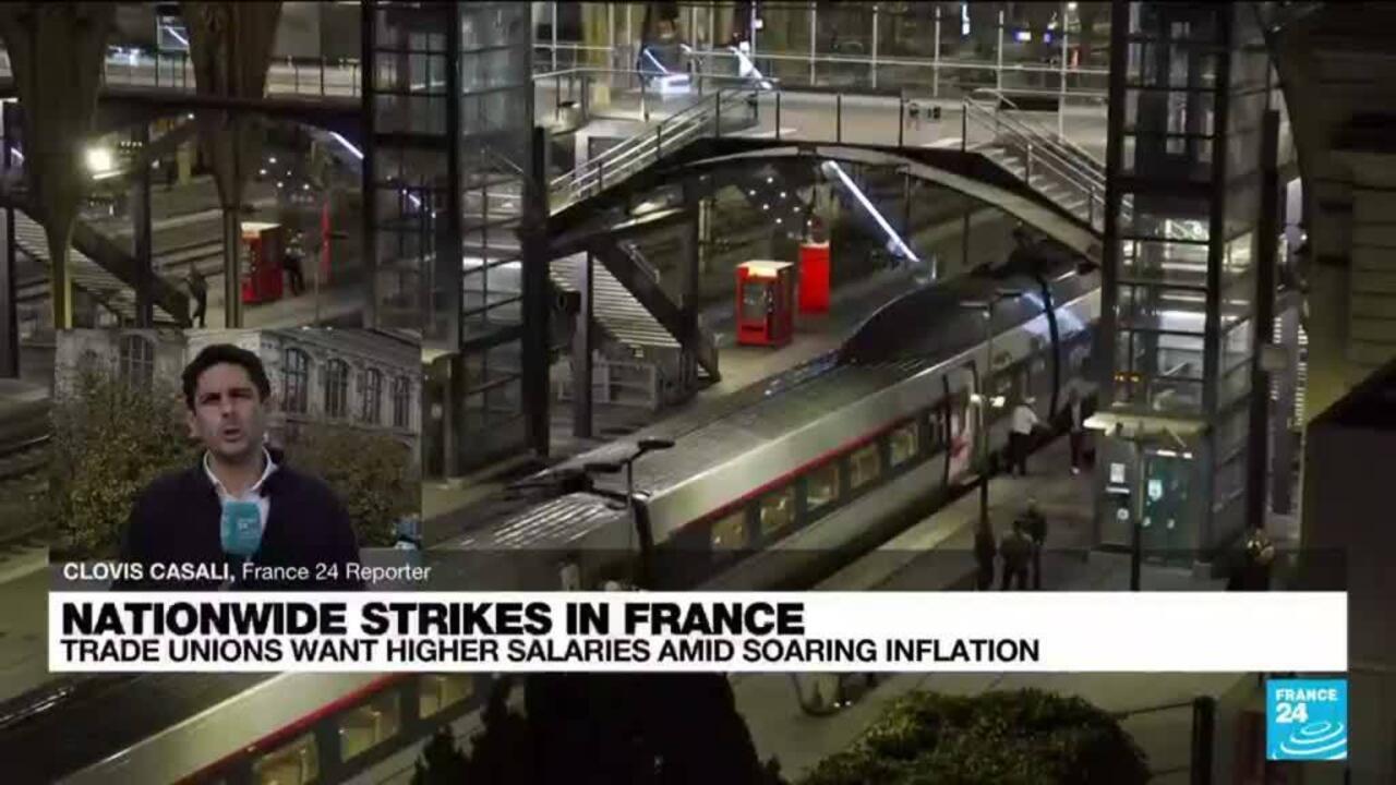 Trains affected as French unions call strike amid soaring inflation ...
