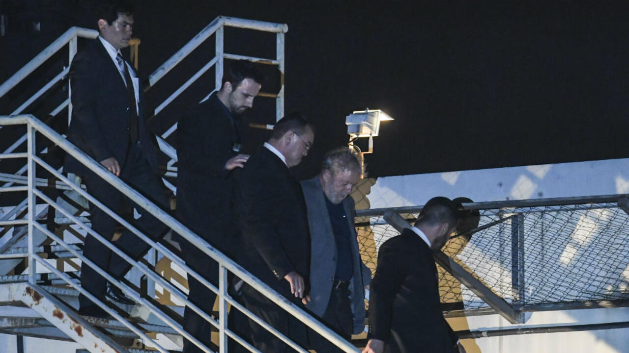 After dramatic standoff, Brazil's Lula surrenders to police