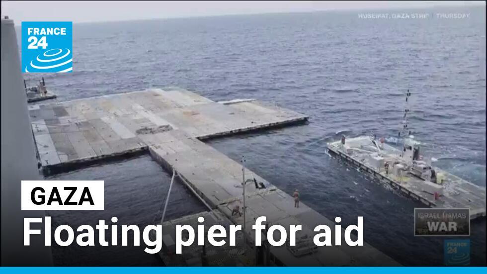 Gaza floating pier project for aid deliveries is complete, says US ...