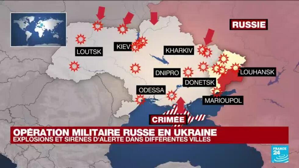 Opération militaire russe en Ukraine : quelle est la stratégie de ...