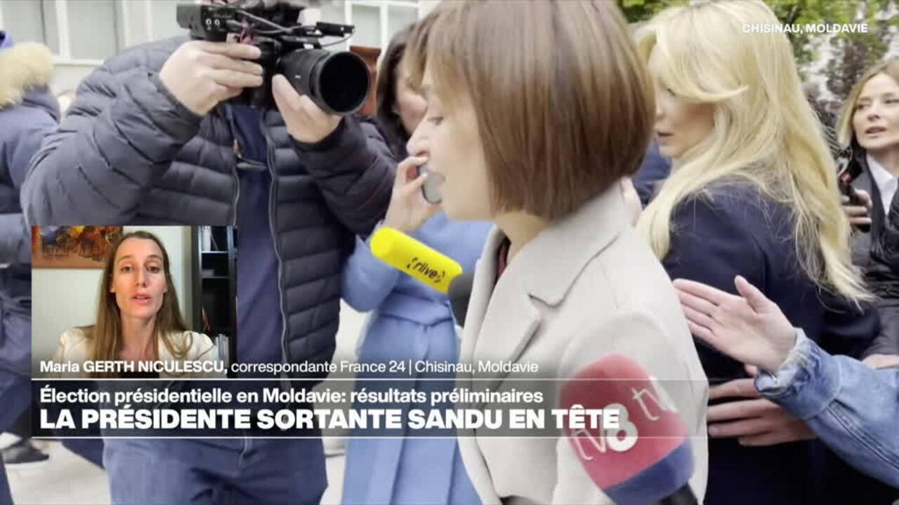 Moldavie : la présidente sortante Maia Sandu en tête de la ...